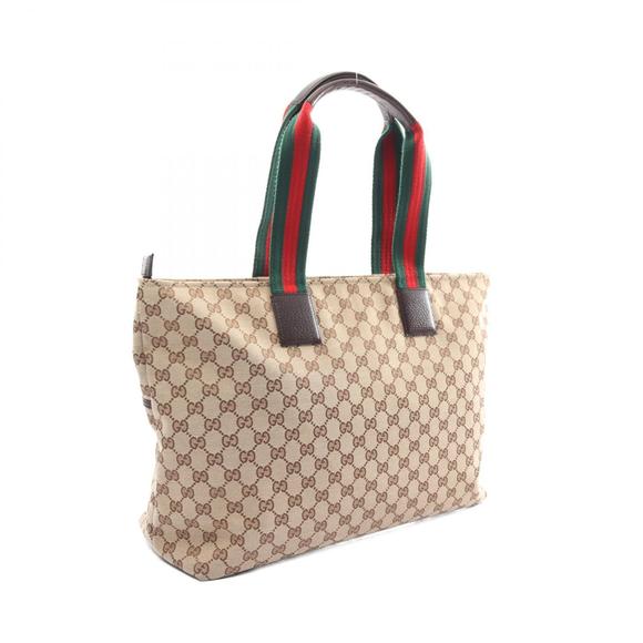 Gucci | Bags | Gucci Tote Gg Bag Webbing Tan Line | Poshmark